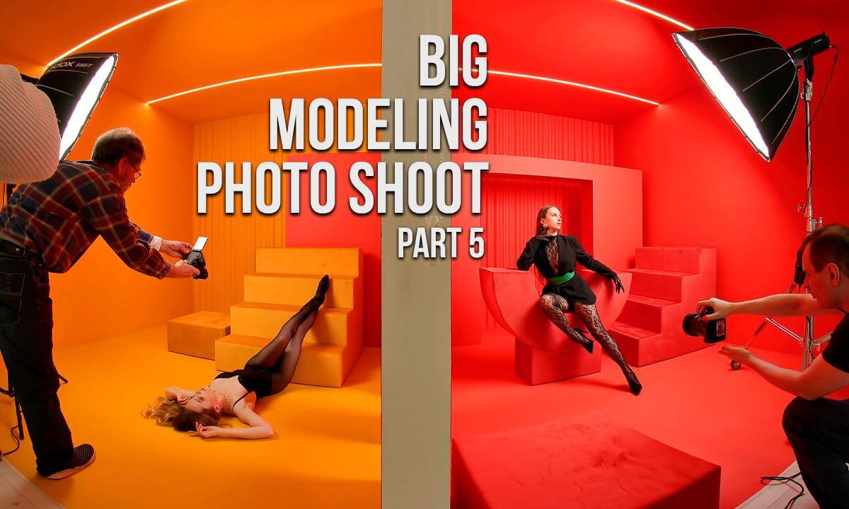 Big Modeling Photoshoot at Geometry Place. Part 5 | DeoVR