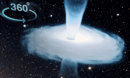 Falling into a White Hole! - 360 VR Simulation [4K] | DeoVR