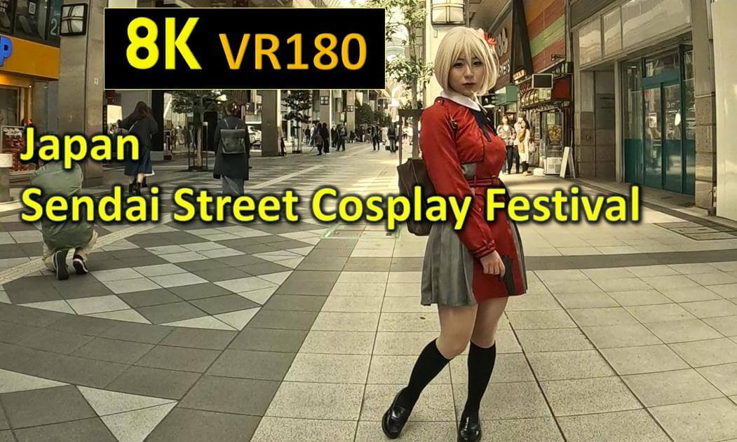 Japan Sendai Street Cosplay Festival | DeoVR