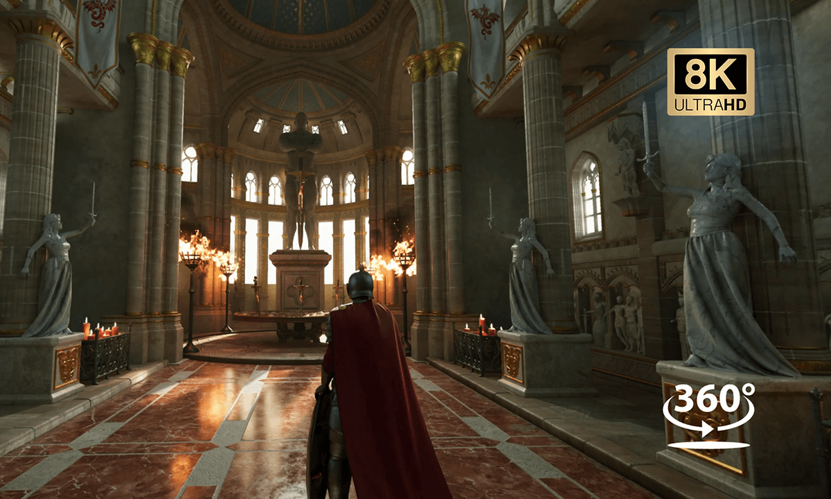 Knight temple - Meta-cosmic experience - VR Video | DeoVR