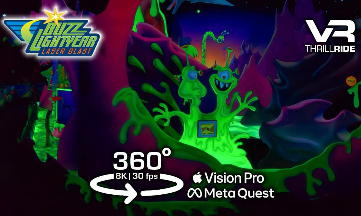 Blast Off! 360° 8K Buzz Lightyear VR Thrillride Disneyland - Metaquest ...