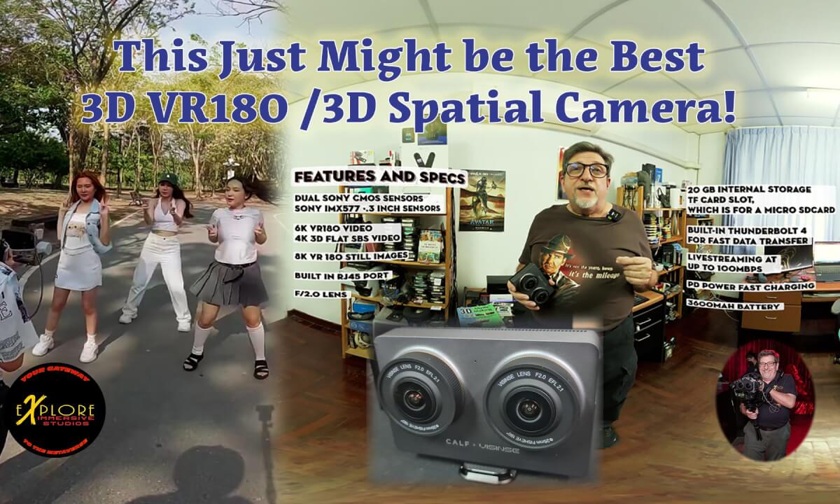 This Might Be the Best New 3D VR180 - CALF 3D Spatial Camera