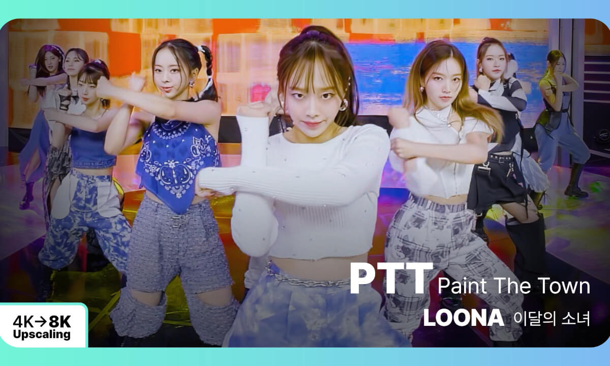 [8K Upscaling S3D] VENTA X -’THE SHOW’ : LOONA - PTT (Paint The Town)