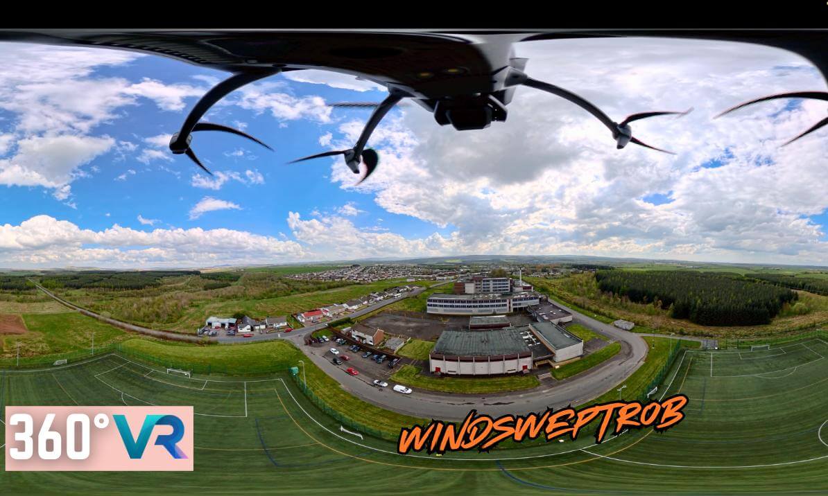 DJI Mavic 3 | 360° 8K Drone Flight – Abandone Auchinleck Academy ...