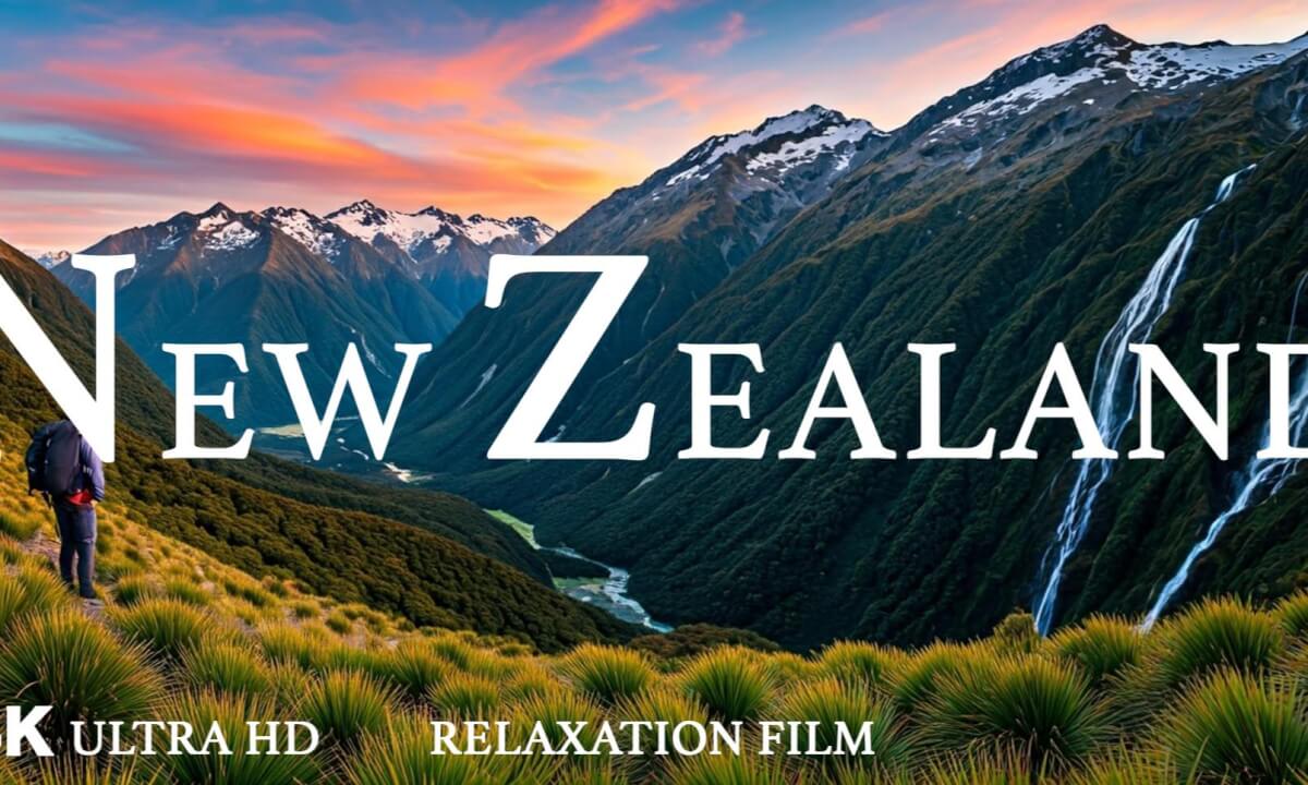 New Zealand 4K – Relaxing Scenery & Hidden Gems with Calming Music