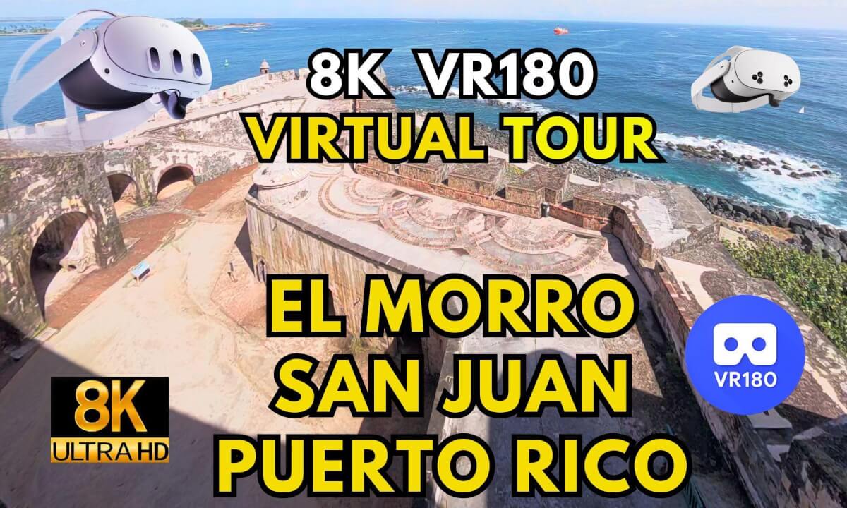 8K VR180: Explore the Secrets of El Morro Fortress! (Puerto Rico)