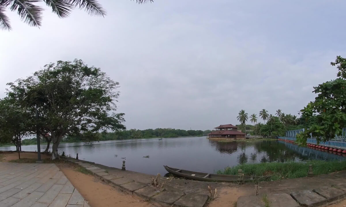 Virtual 3D Helicopter in Nature | 180° VR River Scene