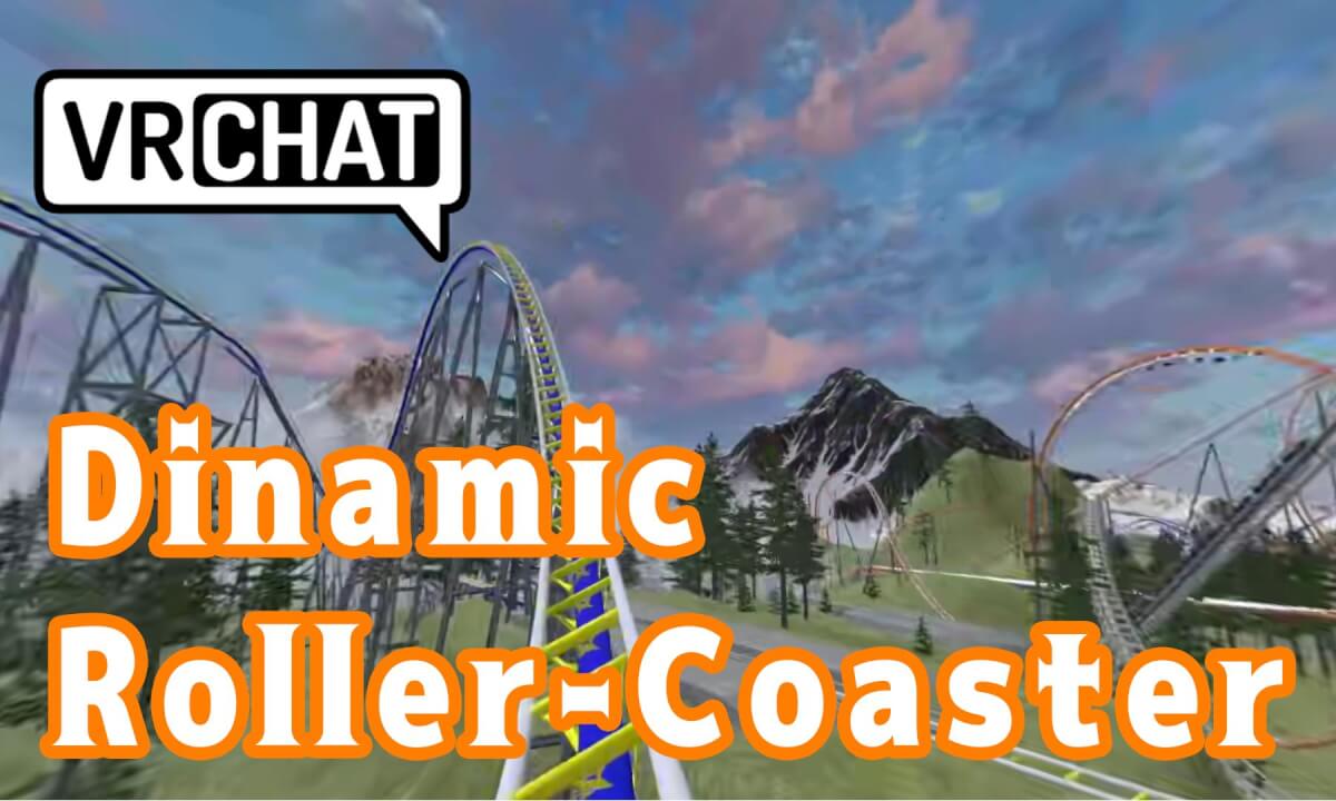 【VRChat/4K】Dinamic Roller-Coaster | DeoVR