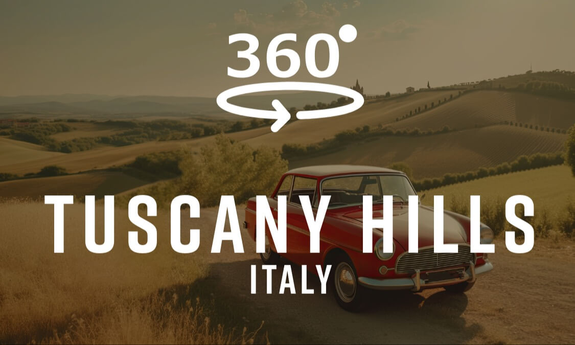 Tuscany Hills – Tuscany, Italy 🇮🇹 | Drive Tour 360° | DeoVR