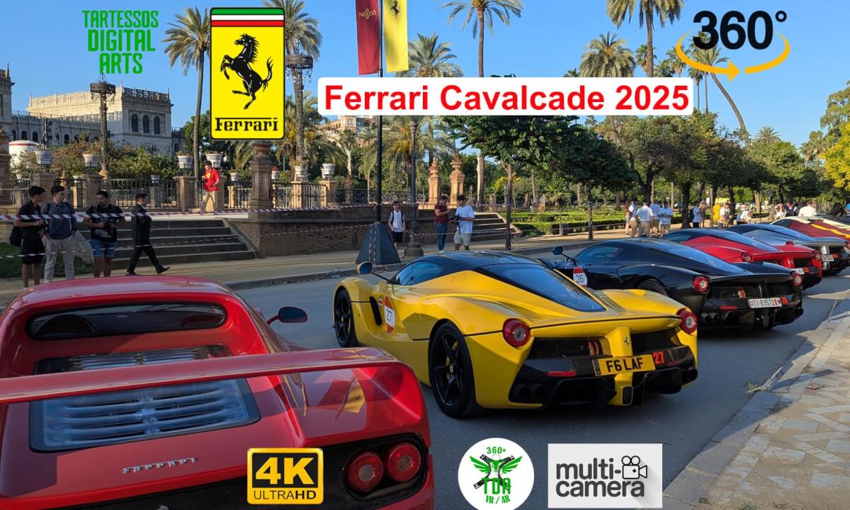 Ferrari Cavalcade Sevilla 2025 Part 01 | DeoVR