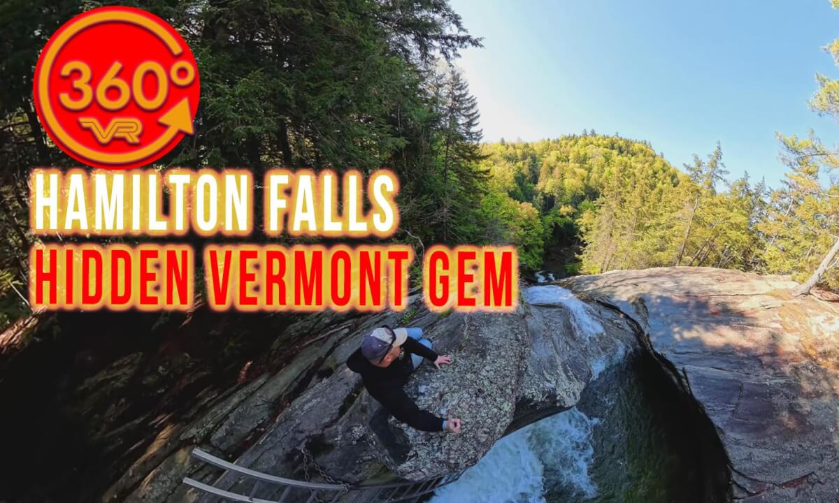 Explore Hamilton Falls captured in 360° 8K VR with Insta360 X5!