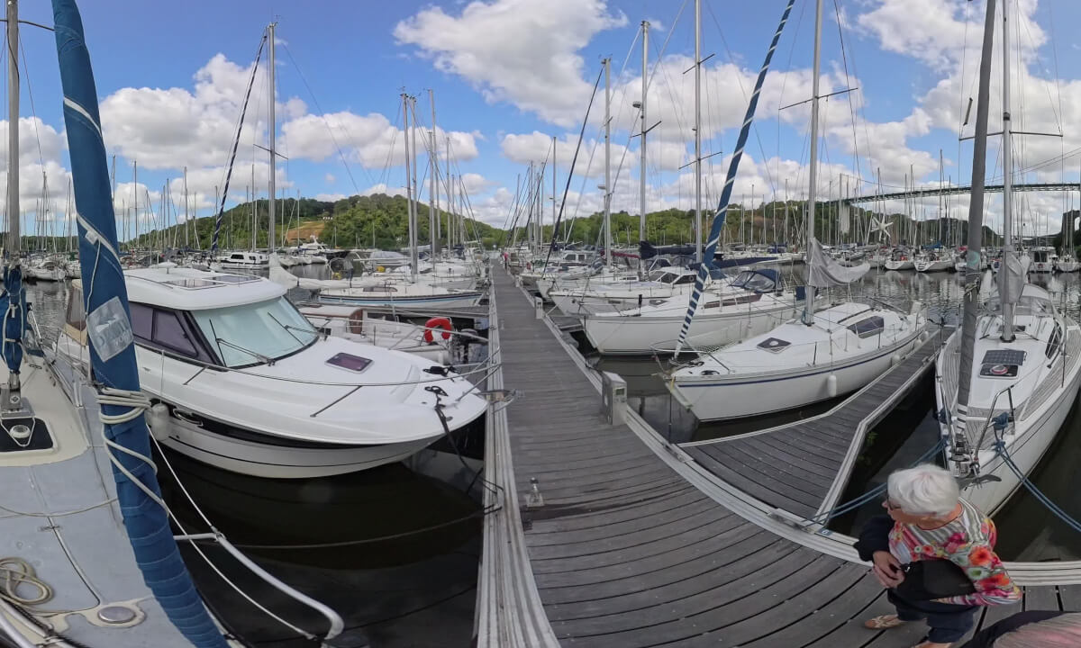 VR360 - PAYSAGES DE BRETAGNE. - LA ROCHE BERNARD - Port neuf