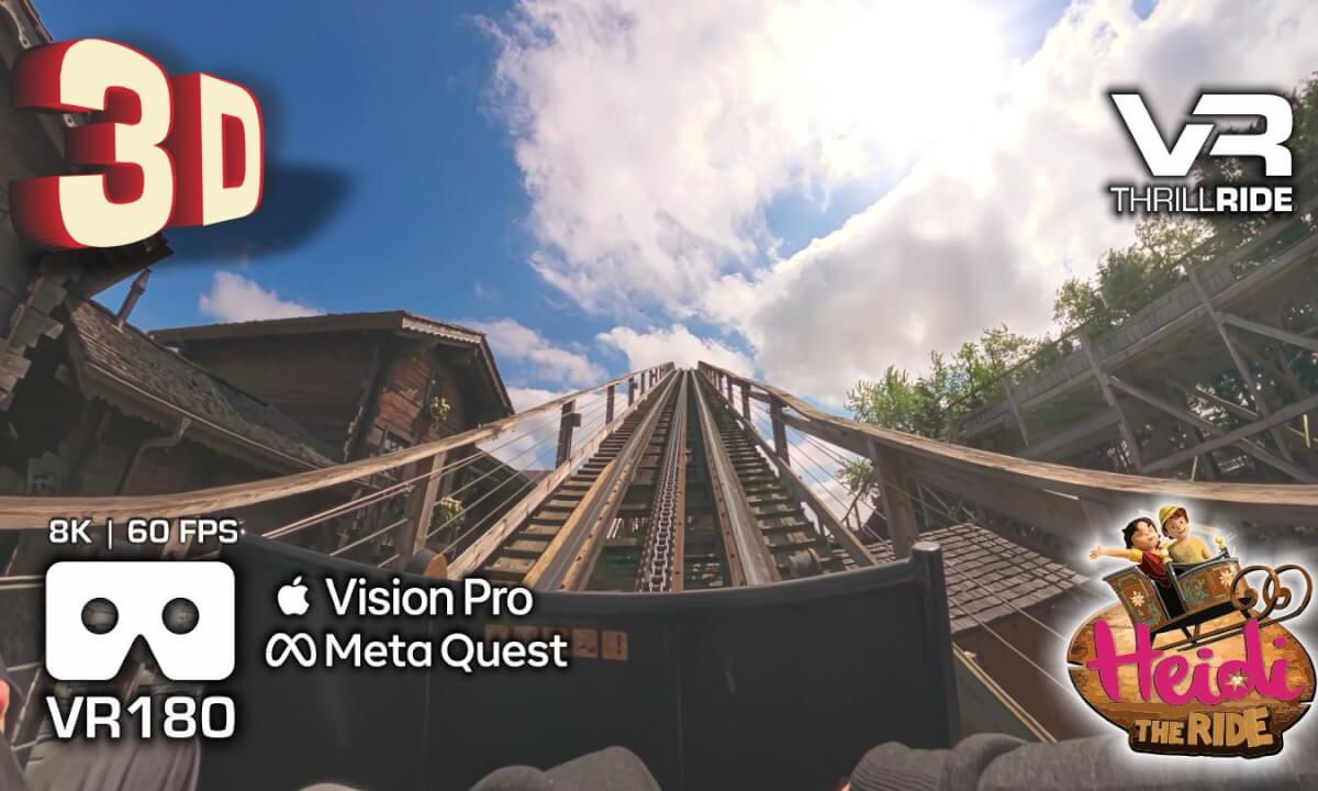Heidi The Ride - 8K 3D VR180 ultimate POV VR Roller Coaster Experience ...