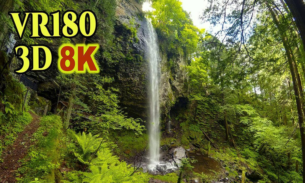 Shin-taki-waterfall , a place of ascetic practices where you are hit by ...