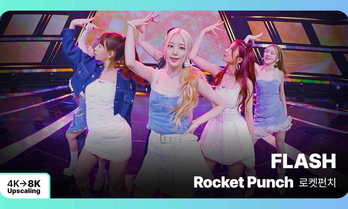 [8K Upscaling S3D] VENTA X -’THE SHOW’ : Weki Meki - Rocket Punch - FLASH
