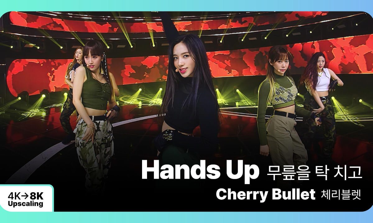 [8K Upscaling S3D] VENTA X -’THE SHOW’ : Cherry Bullet - Hands Up
