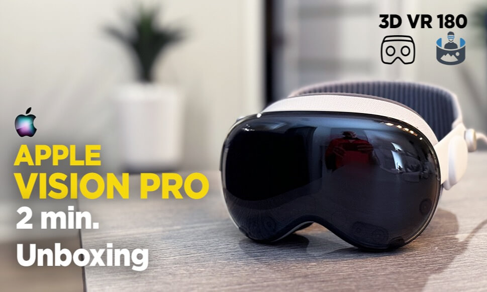 Apple Vision Pro Unboxing in 3D VR 180: First Look in Just 2 Minutes!