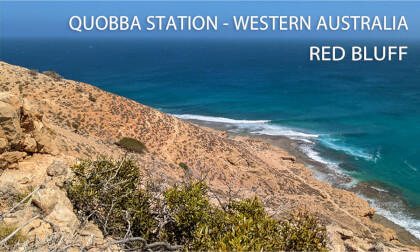 Red Bluff - Quobba Station - Western Australia, 360 hiking video