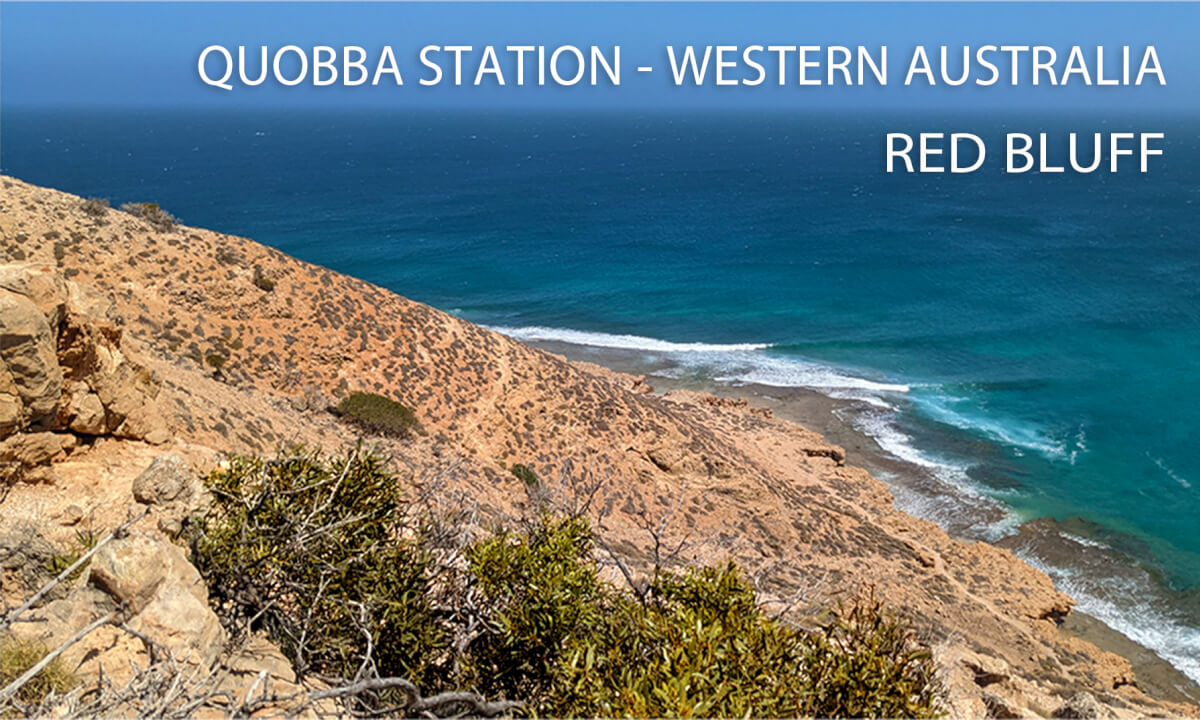 Red Bluff - Quobba Station - Western Australia, 360 hiking video