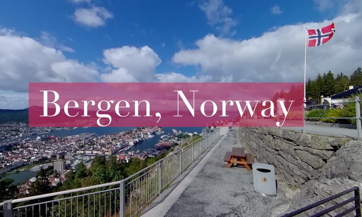 Enjoy the beautiful view of Bergen in Norway 360 VR 8K