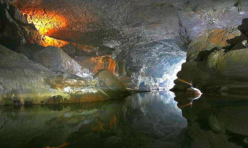 Spring Mill Cave Boat tour - Friedguy - VR Video | DeoVR