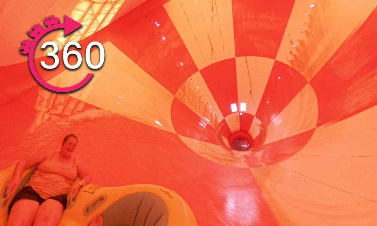 VR 360 360º Ride on Storm Chaser at Wild Waterdome | DeoVR