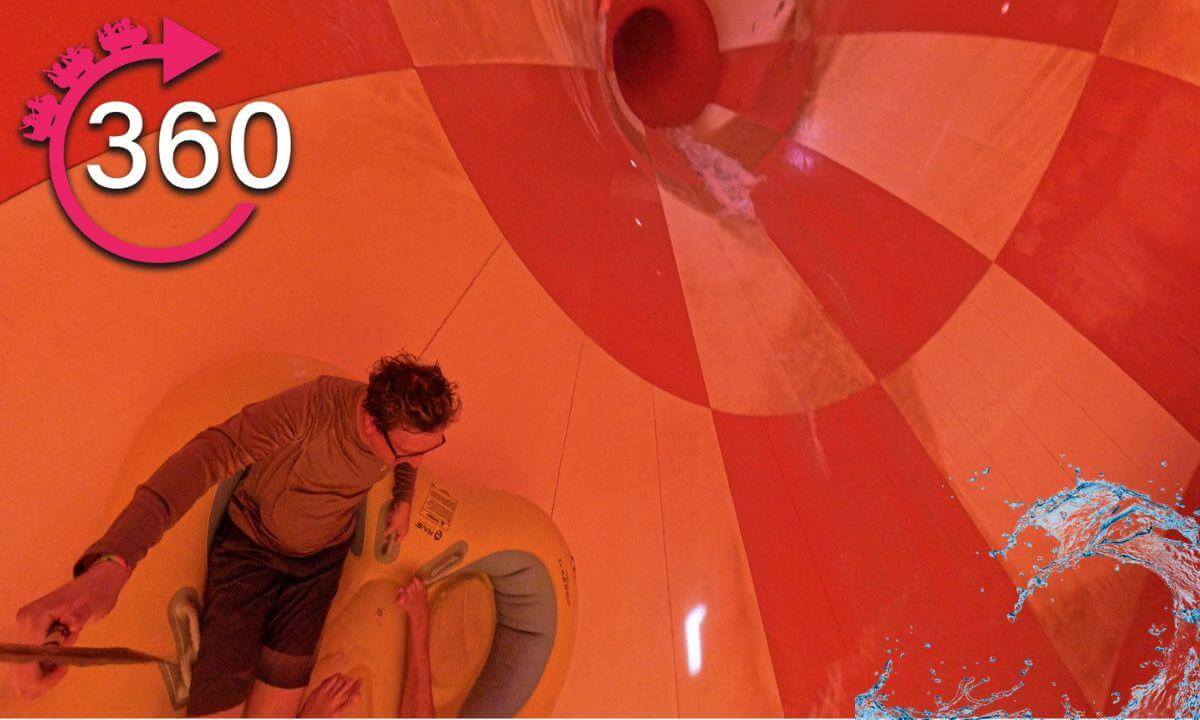VR 360 360º Ride on Storm Chaser at Wild Waterdome Part 2