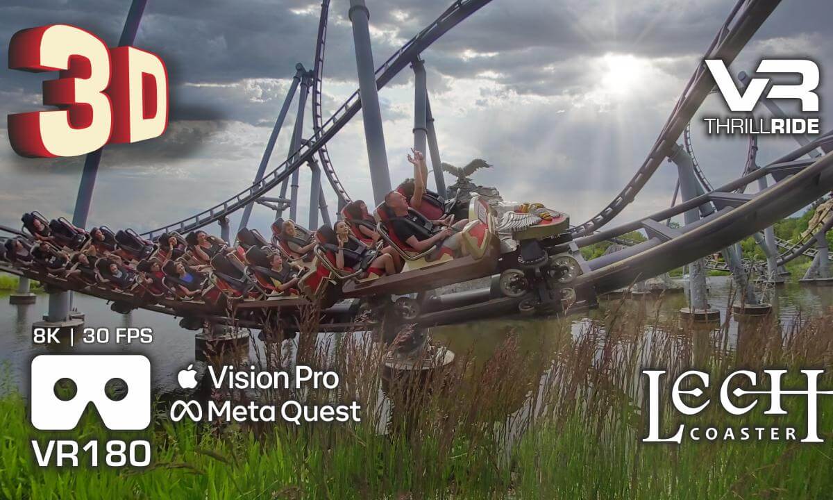 3D Lech Coaster - This VR Roller Coaster Will Blow Your Mind! Onride ...