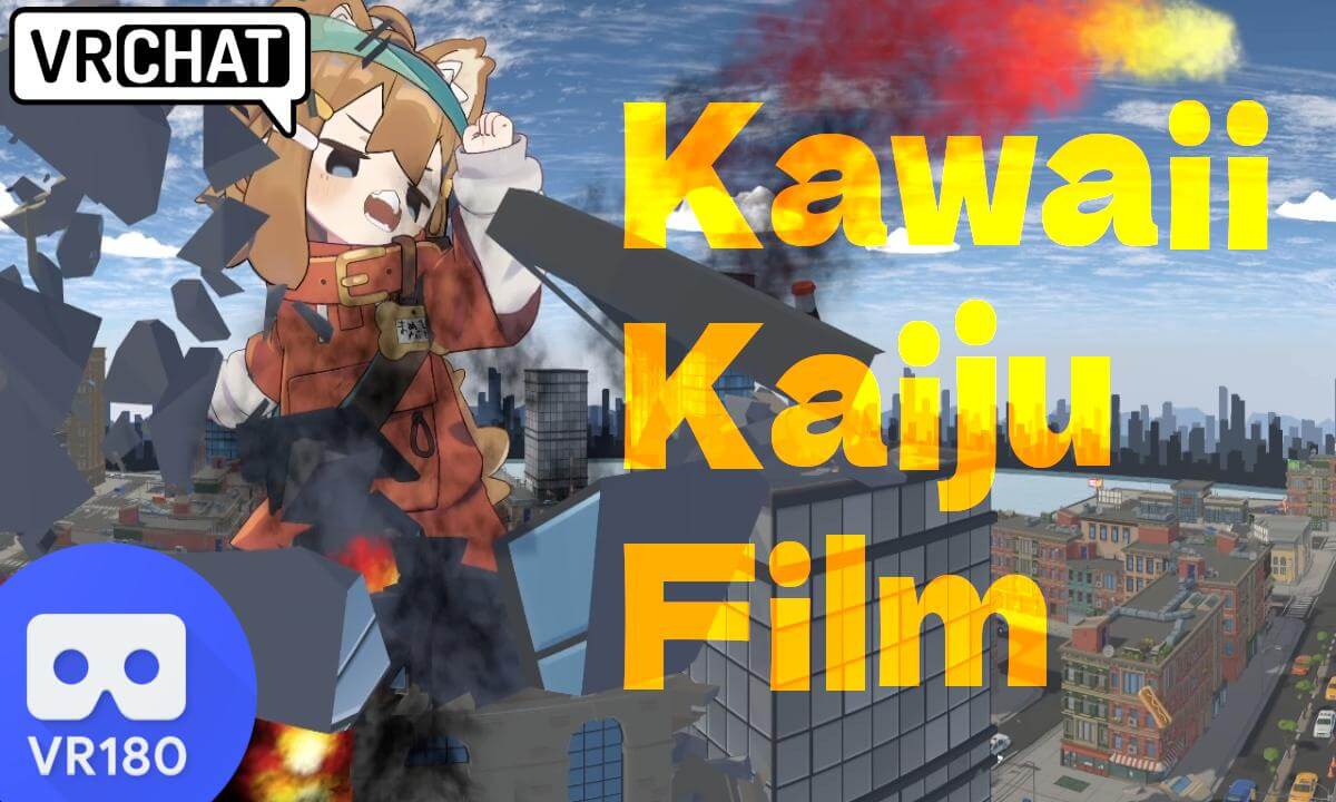 【VRChat】GIGA HINATA / Kaiju Short Film【4K | 3D180】 | DeoVR