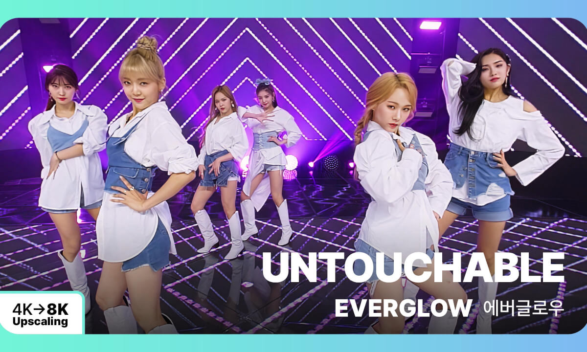 [8K Upscaling S3D] VENTA X -’THE SHOW’ : EVERGLOW - UNTOUCHABLE