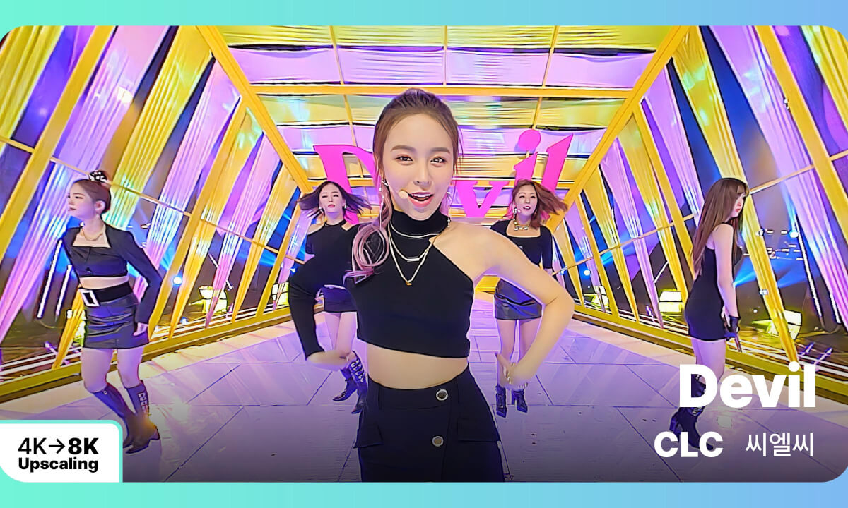 [8K Upscaling S3D] VENTA X -’THE SHOW’ : CLC - Devil | DeoVR
