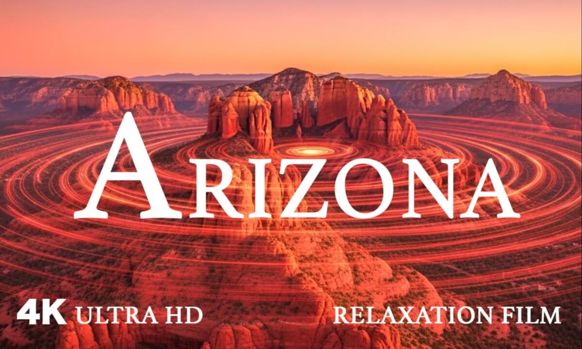 Arizona 4K – Relaxing Scenery & Hidden Gems with Calming Music