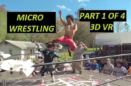 Micro Wrestling Part 1 of 4 | DeoVR
