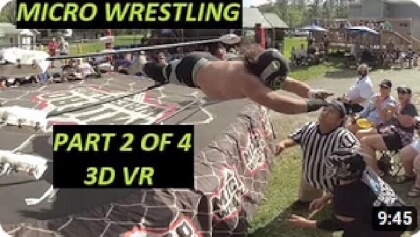 Micro Wrestling Part 2 of 4 | DeoVR