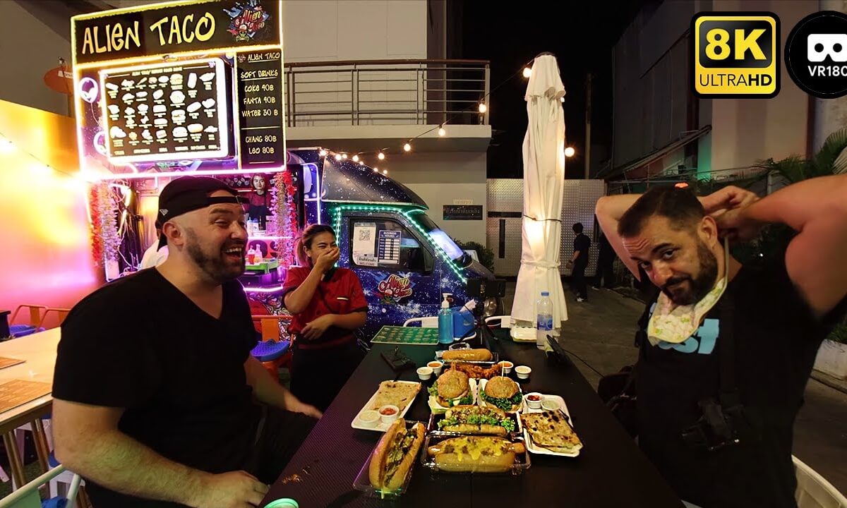 Alien Taco Thailand! - 8K 3D | DeoVR
