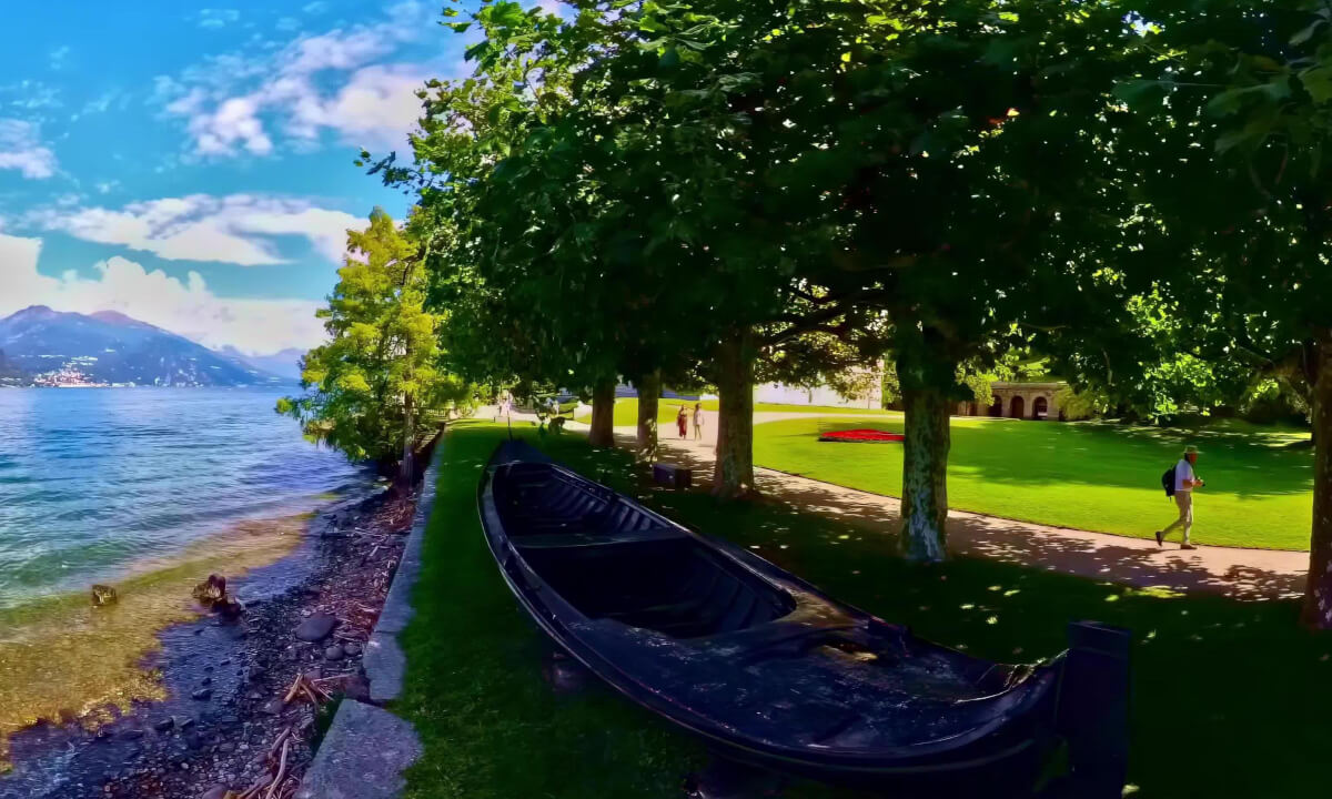 Bellagio Garden Walk 8K 360VR - Travel VR - VR Video | DeoVR