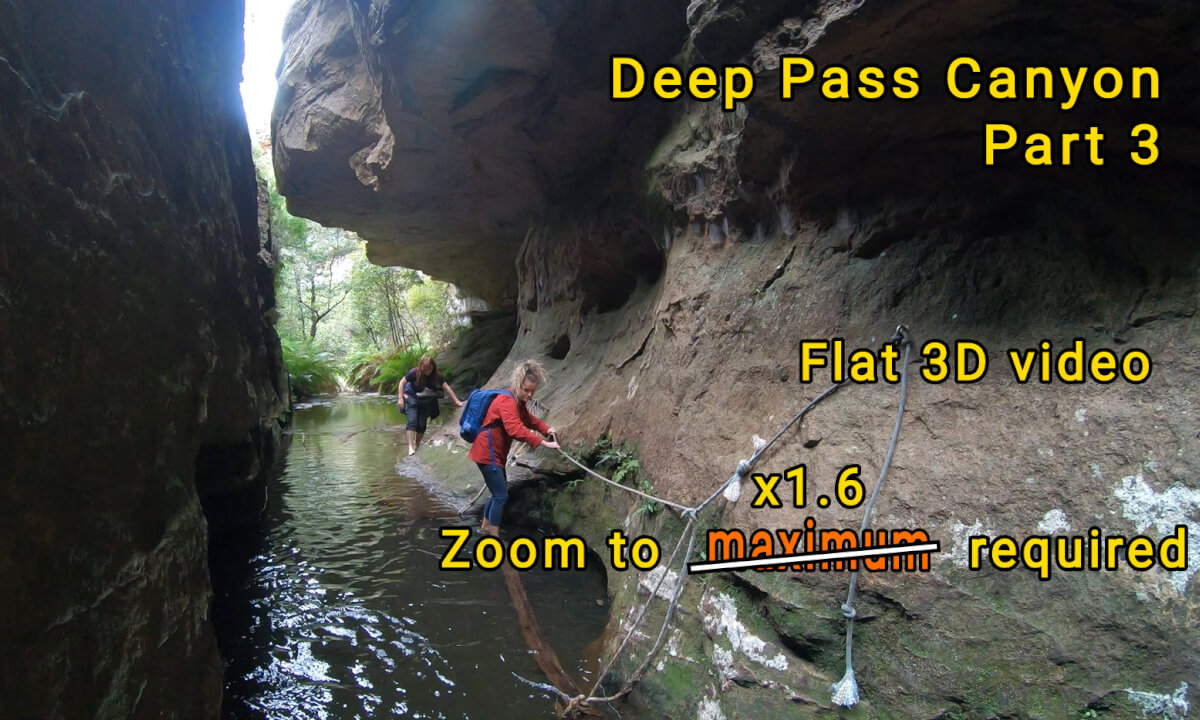 Deep Pass Canyon .Part 3 - HikingVR - VR Video | DeoVR