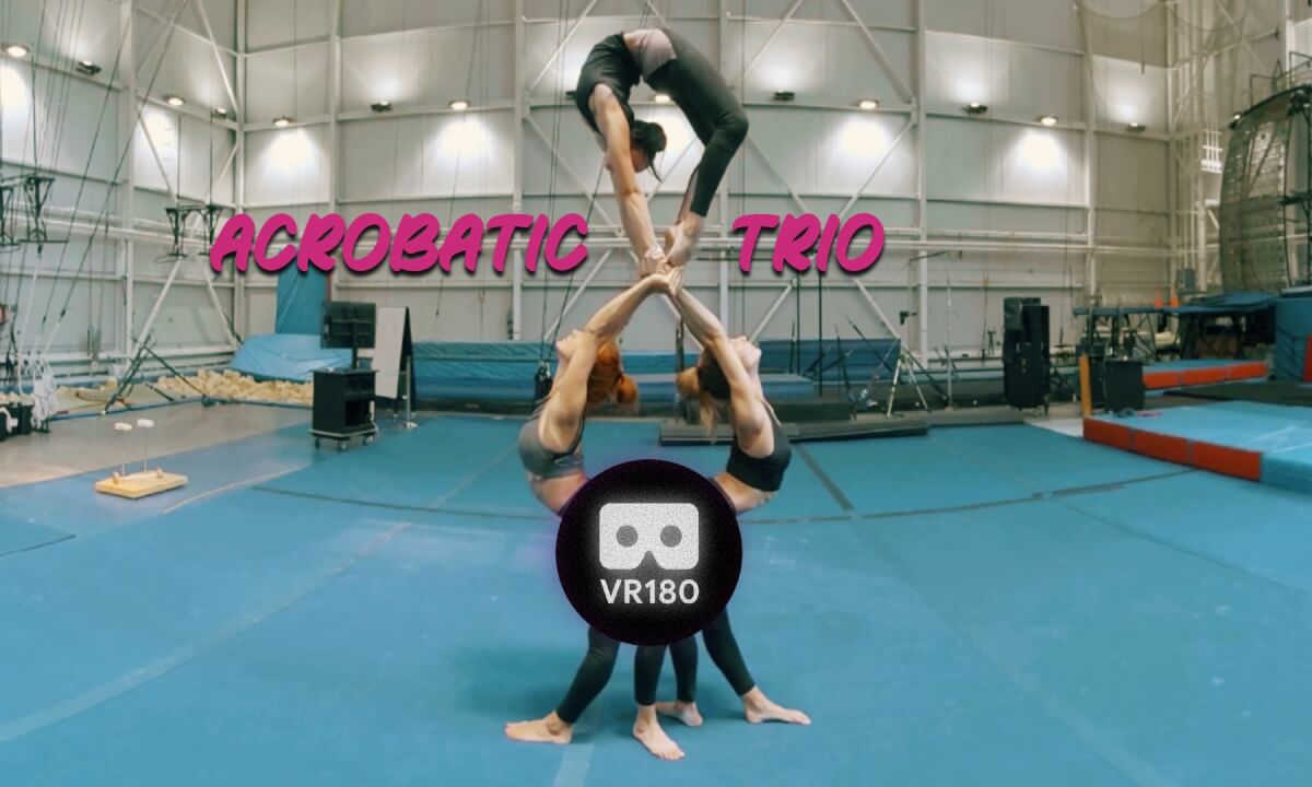Women Trio Acrobatic Routine | DeoVR