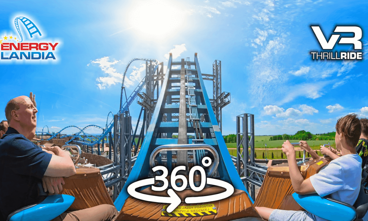 Crazy Spinning Roller Coaster TIDAL WAVE TWISTER 360 onride POV ...