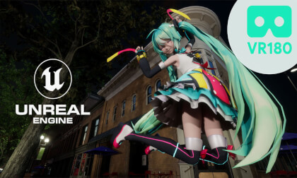 [MMD] [VR180] Unreal Engine 5: Hatsune Miku | Love Trial