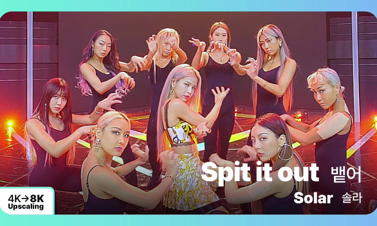 [8K Upscaling S3D] VENTA X -’THE SHOW’ : Solar - Spit it out