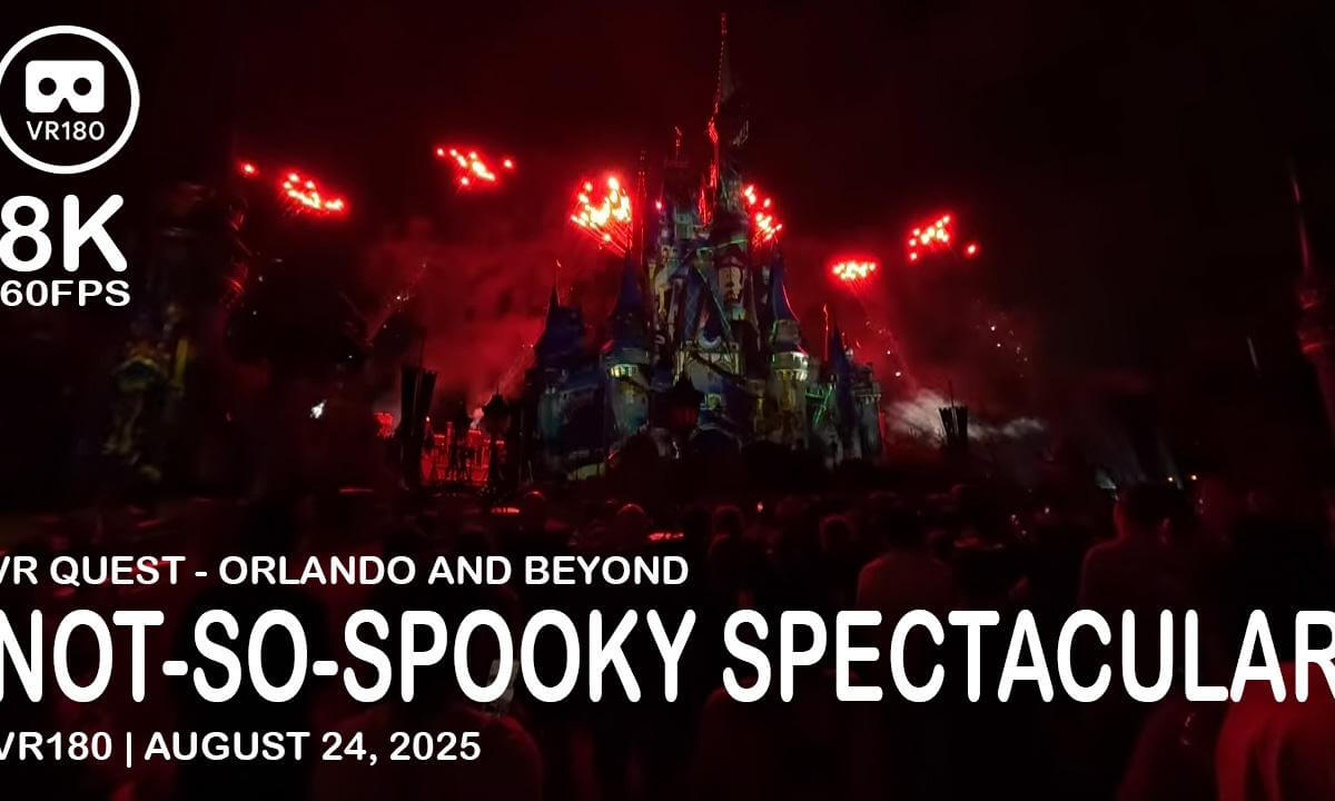 Disney's Not-So-Spooky Spectacular - VR180 - 8K 60FPS