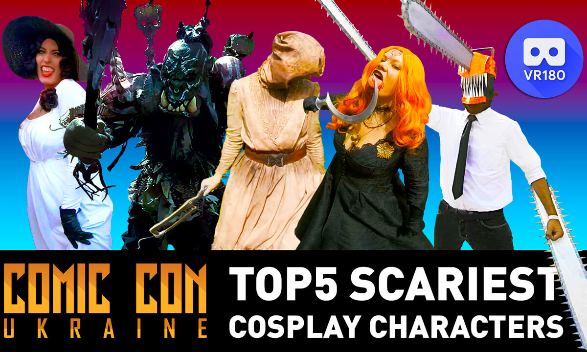 TOP5 scariest cosplay characters. ComicCon Ukraine 2021