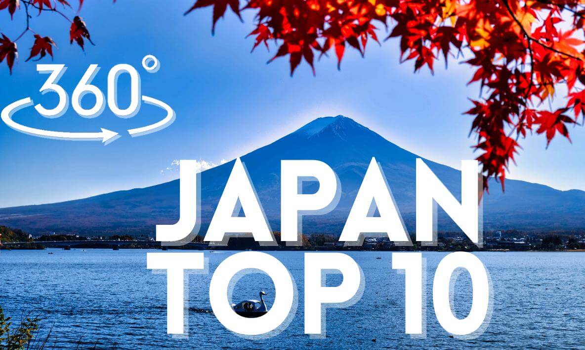 Top 10 Japan 360° | Tokyo to Mt Fuji Tour in VR | DeoVR