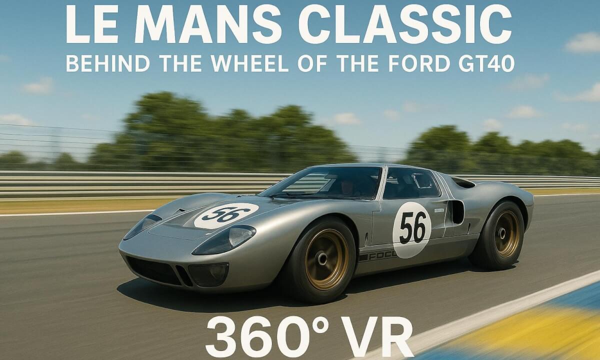 Le Mans Classic: Behind the wheel of the Ford GT40 - 360°