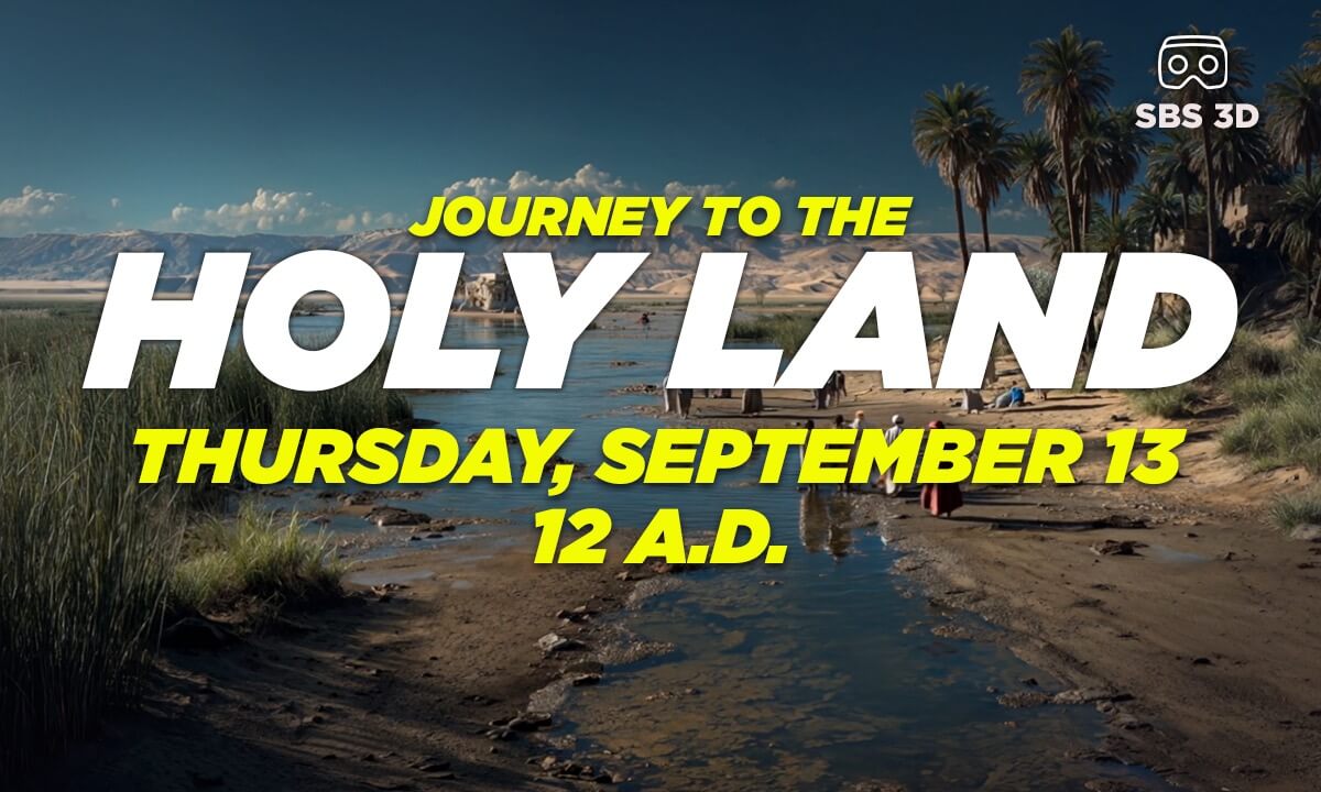 The Holy Land in 12 AD | 3D Journey to Jerusalem, Nazareth & Bethlehem