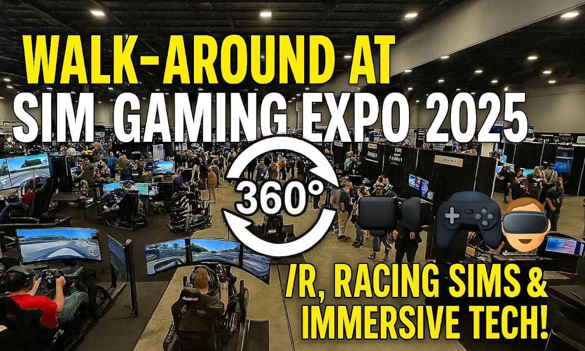 360 Degree - Walk-Around at Sim Gaming Expo 2025 🎮 | VR, Racing Sims & Immersive Tech!