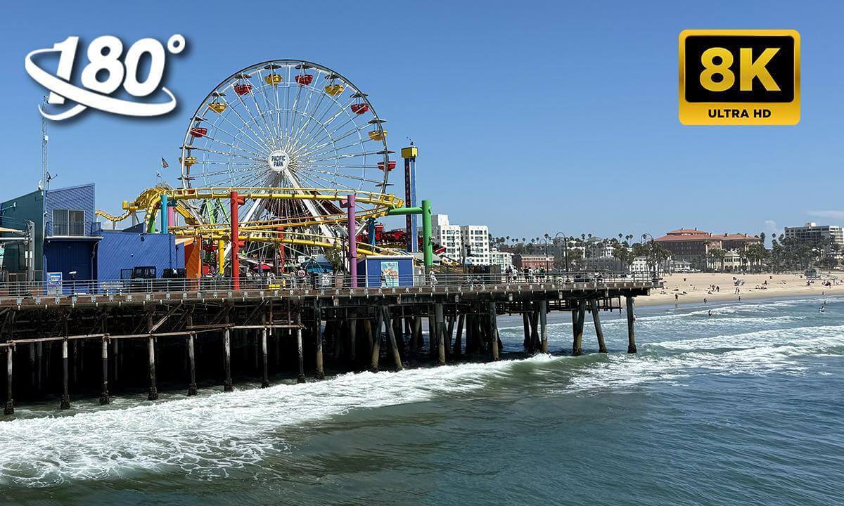 Santa Monica Pier - Immersion by Jesse - VR Video | DeoVR