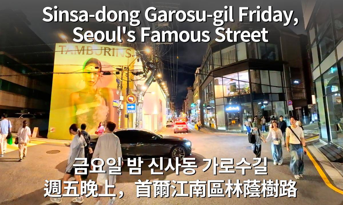 Seoul Korea Travel VR｜Gangnam Garosu-gil Famous Street & Local Hotspot Tour