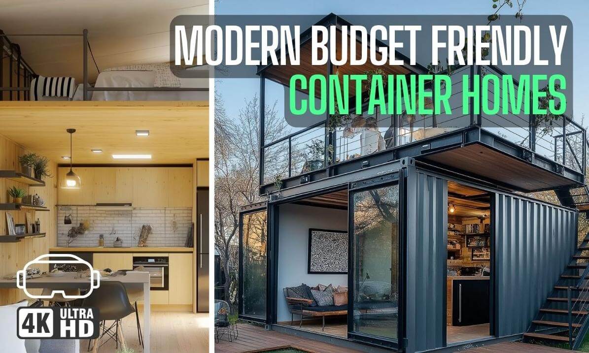 Modern Budget-Friendly Container Homes in 4K VR – Smart Design ...